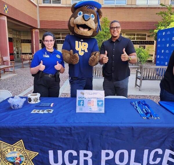 Ucr Pd Cso Mascot Police Campus Safety